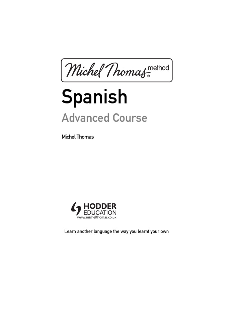 MT Spanish Advanced | PDF | Linguistics