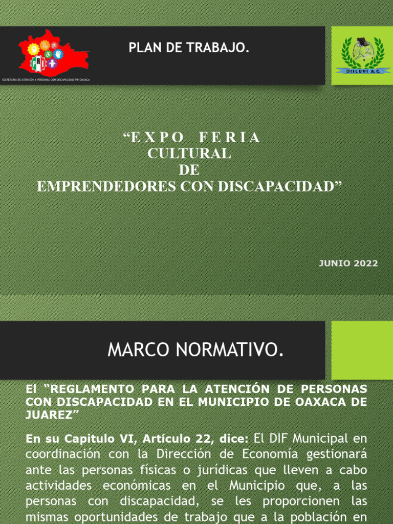 Plan Emprendimiento PCD | PDF | Ciencias sociales