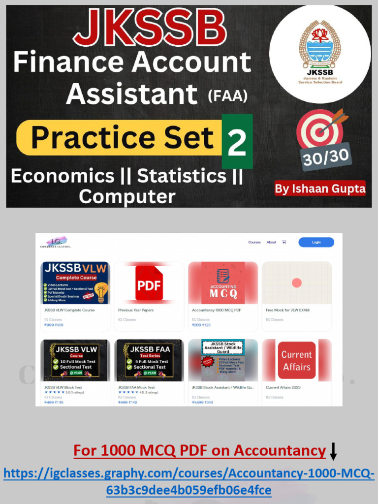 Economics, Science & Computer Practice Set 2 | PDF | Finance & Money ...