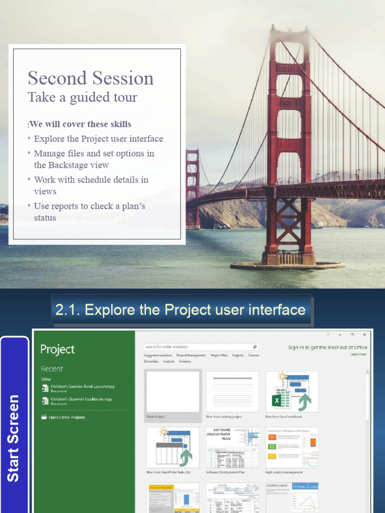 Microsoft Project Skills Guide | PDF | Menu (Computing) | Operating ...