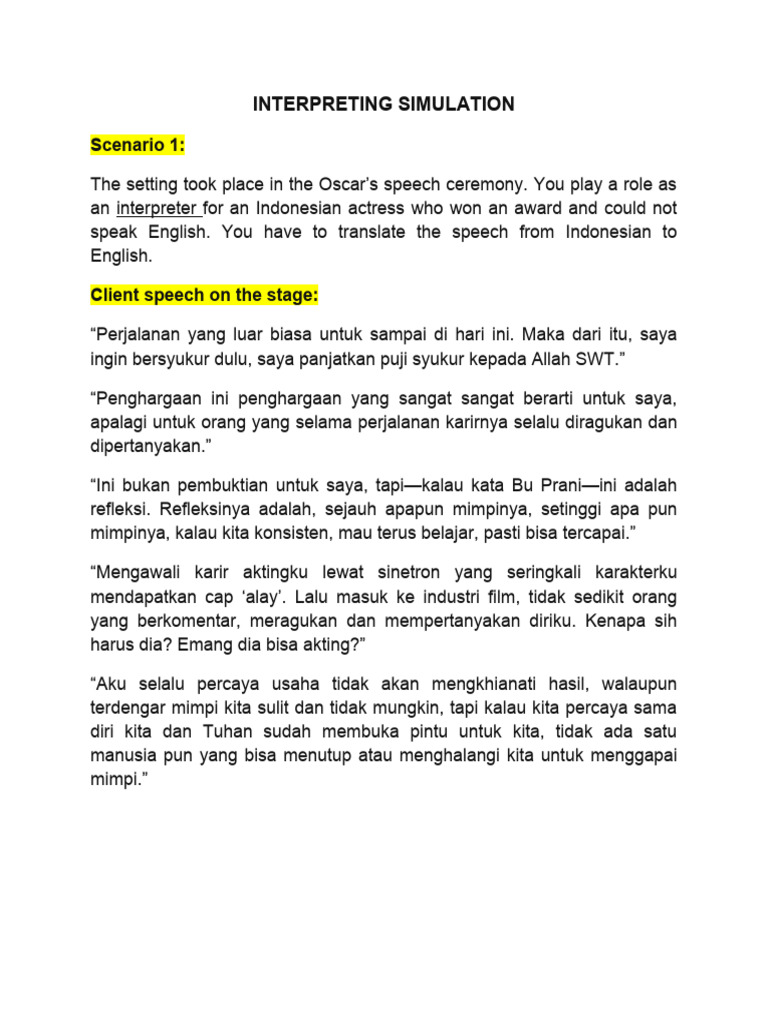 Interpreting Simulation | PDF | Fiksi Misteri, Thriller, & Kejahatan
