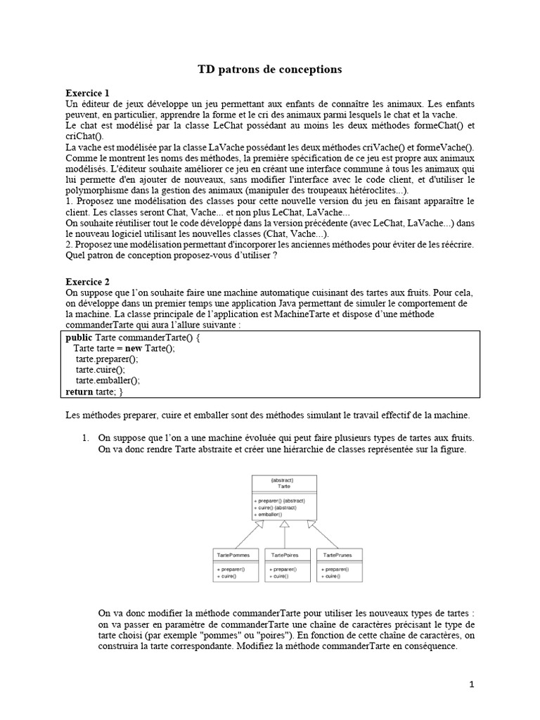 TD Patrons de Conceptions | PDF | Ordinateurs
