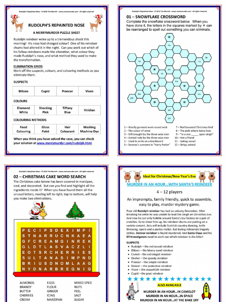 Rudolphs Repainted Nose - 4 Pages | PDF