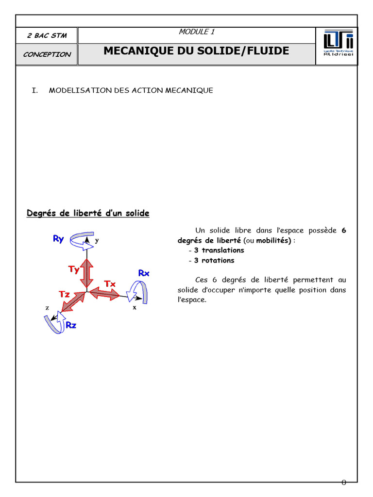 Cours de Module 1 STM 2022 | PDF