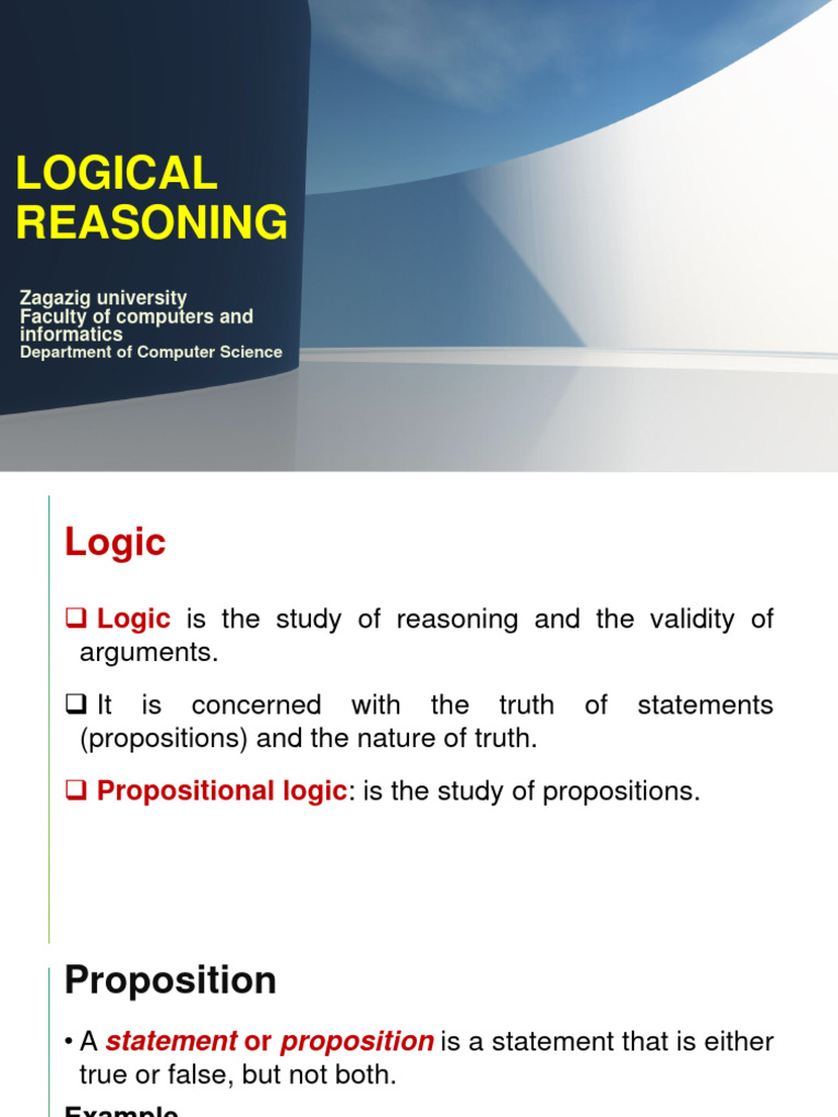 Lecture 5 Logical Reasoning Pdf Logic If And Only If 4103