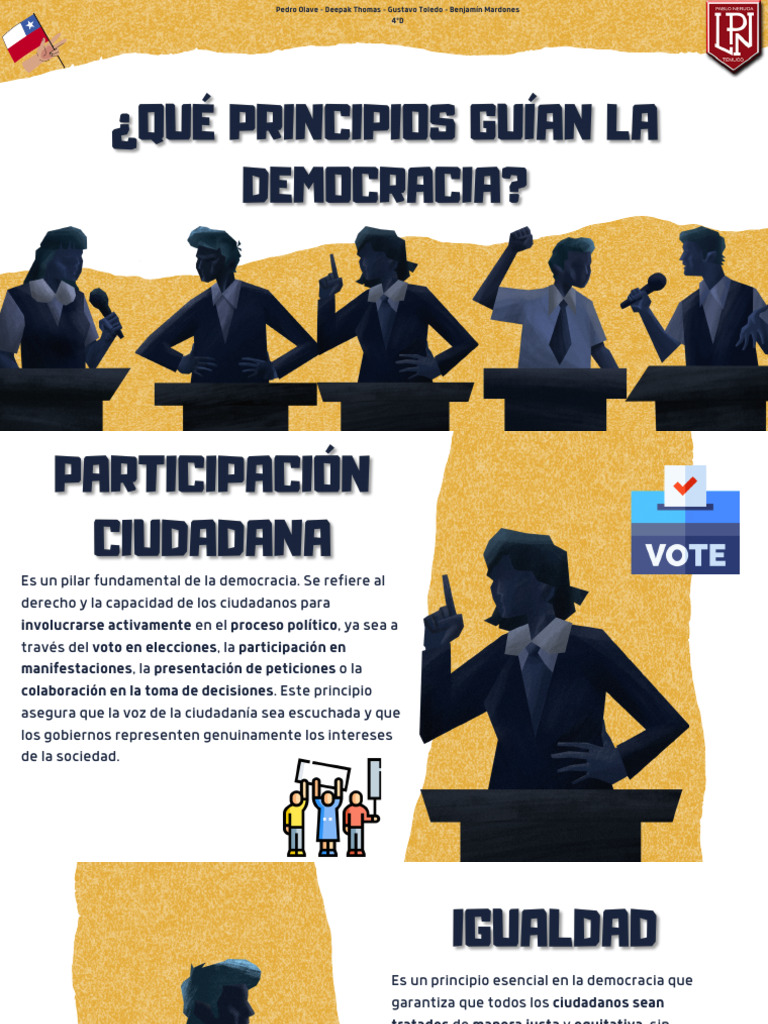 Que Principios Guian La Democracia | PDF | Democracia | Ideologías ...