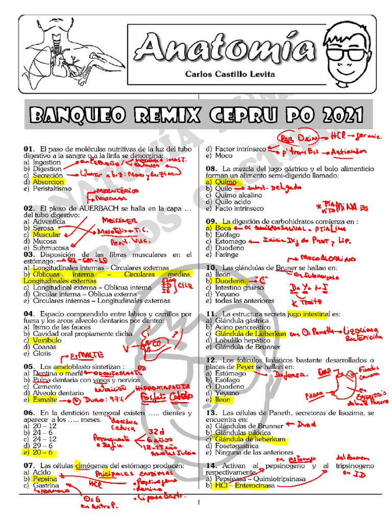 Cepru Repaso R y M | PDF