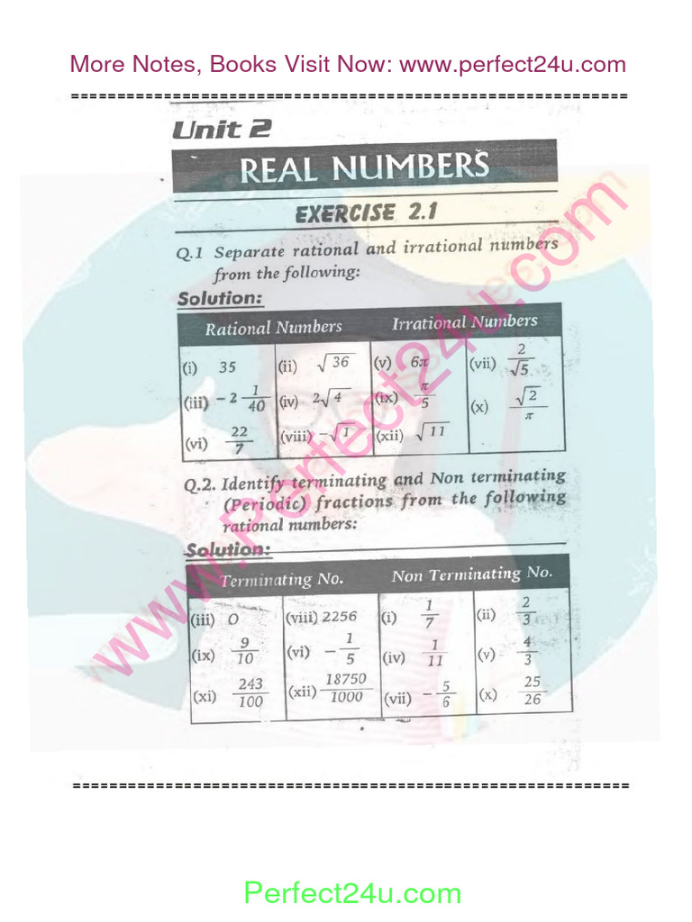 Mathematics 8th Class Notes Sindh Board 2 | PDF