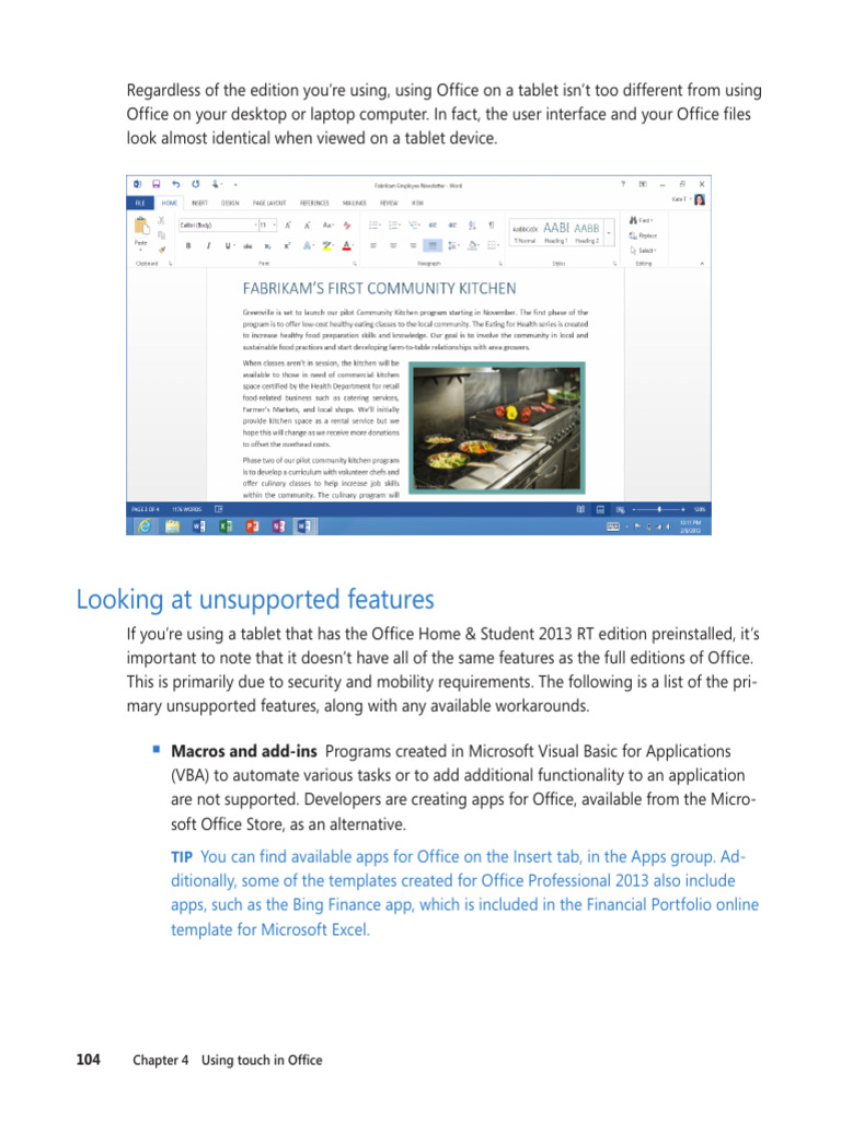 Looking at Unsupported Features: Macros and Add-Ins Programs Created in Microsoft Visual Basic ...