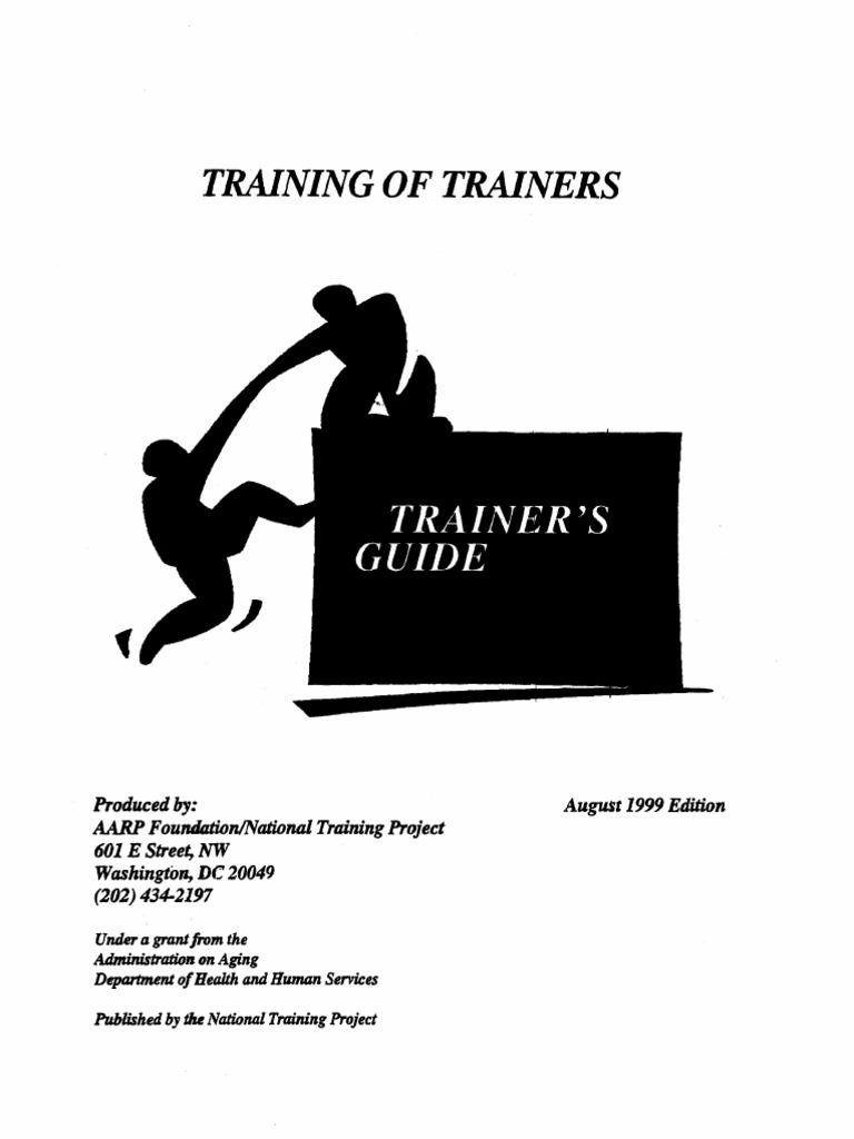 Training of Trainers Trainers Guide | PDF