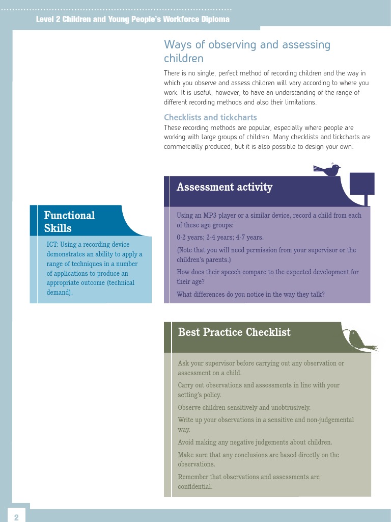 The Candidate Handbook For The Level 2 Certificate in Children and ...