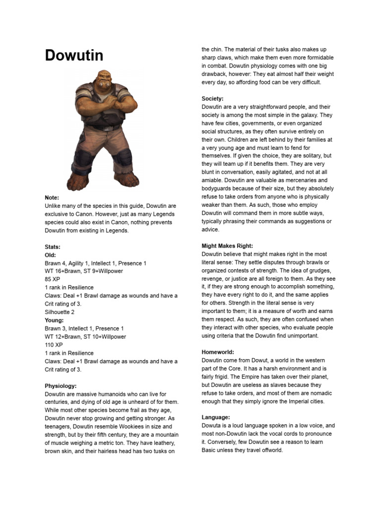 Dowutin | PDF