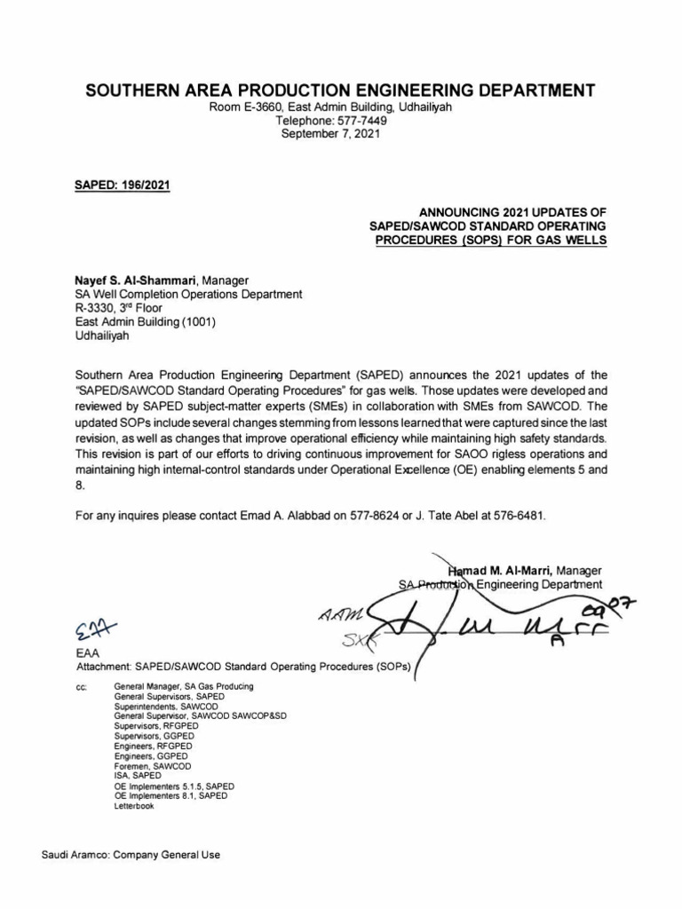 Saped-Sawcod Sop 2021 | PDF