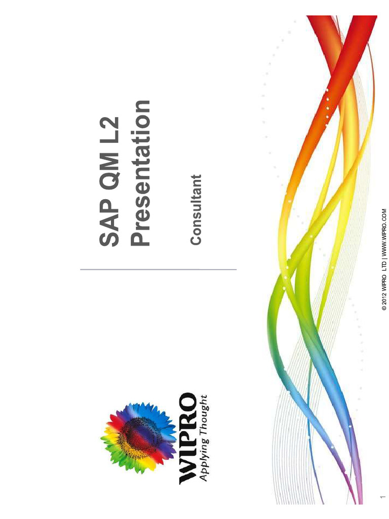 SAP QM L2 Presentation | PDF