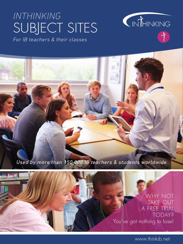 InThinking: IB Teacher Resources | PDF