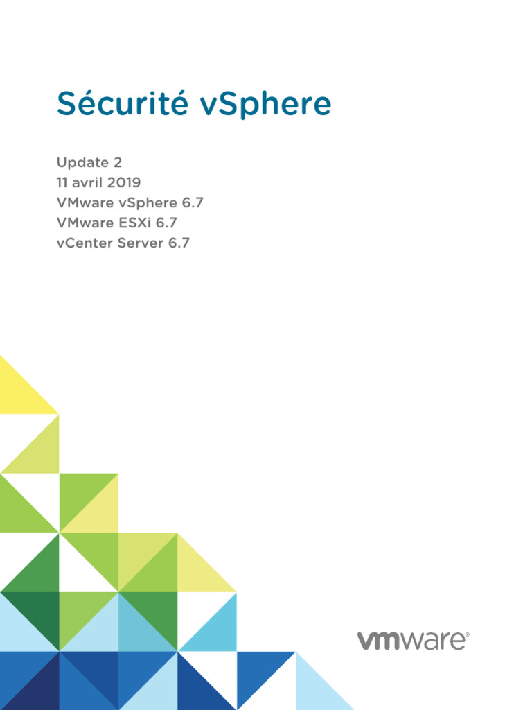 12 Vsphere Esxi Vcenter Server 672 Security Guide | PDF