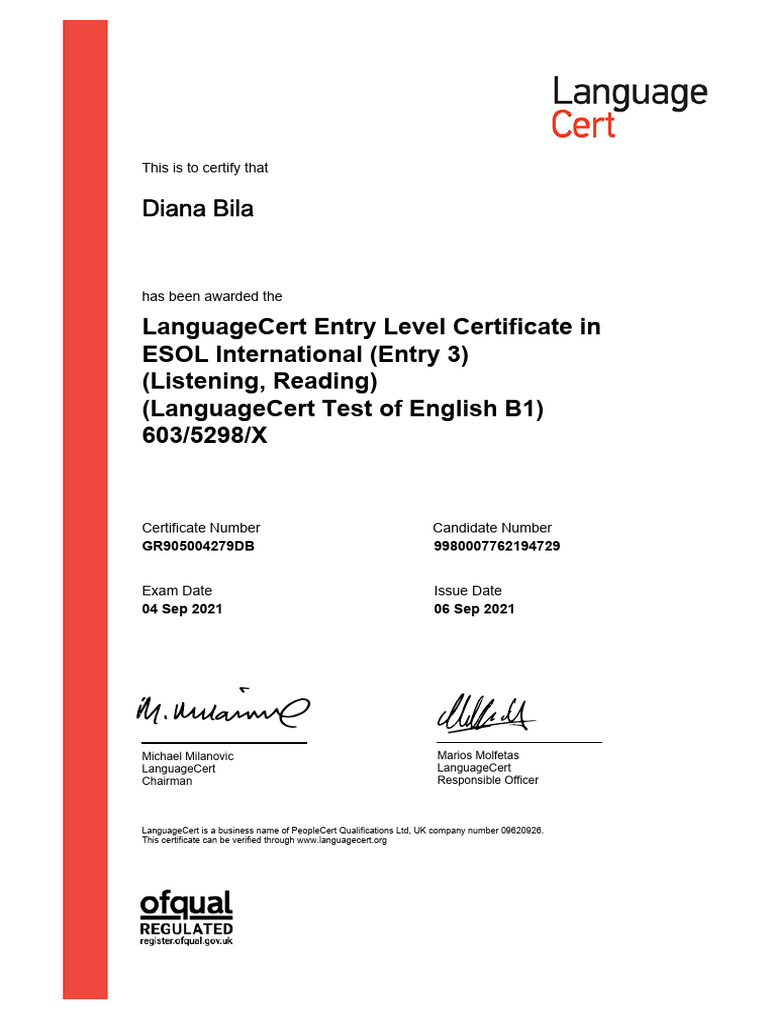 E Cert | PDF
