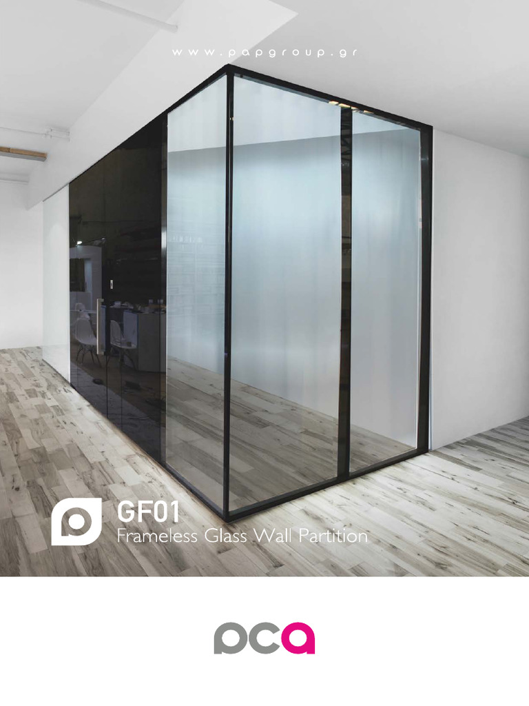 Frameless Glass Wall Partition Catalogue | PDF