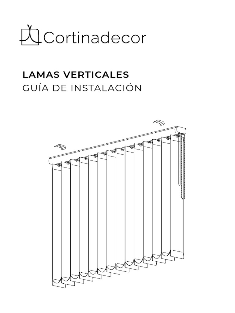 Guía de Instalación de Lamas Verticales | PDF