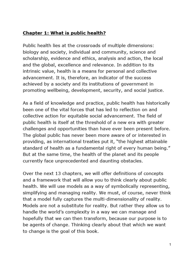 Understanding Public Health Concepts | PDF | Public Health | Science