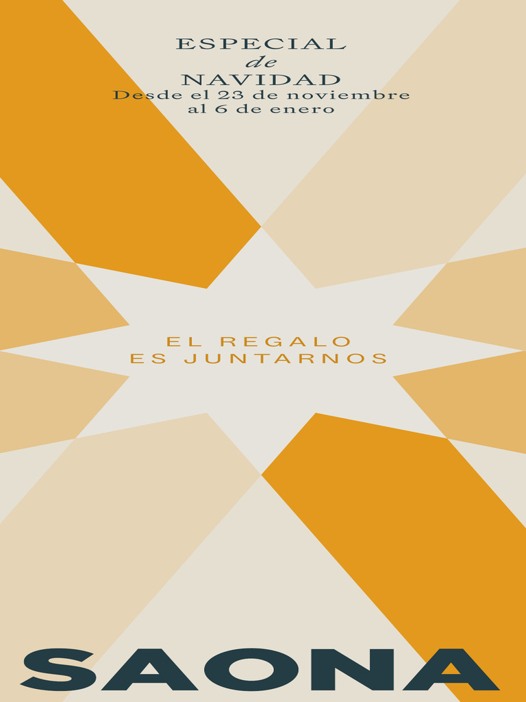 Menu Saona Navidad 2023 | PDF