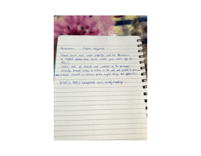 Jayashree English Assignment | PDF