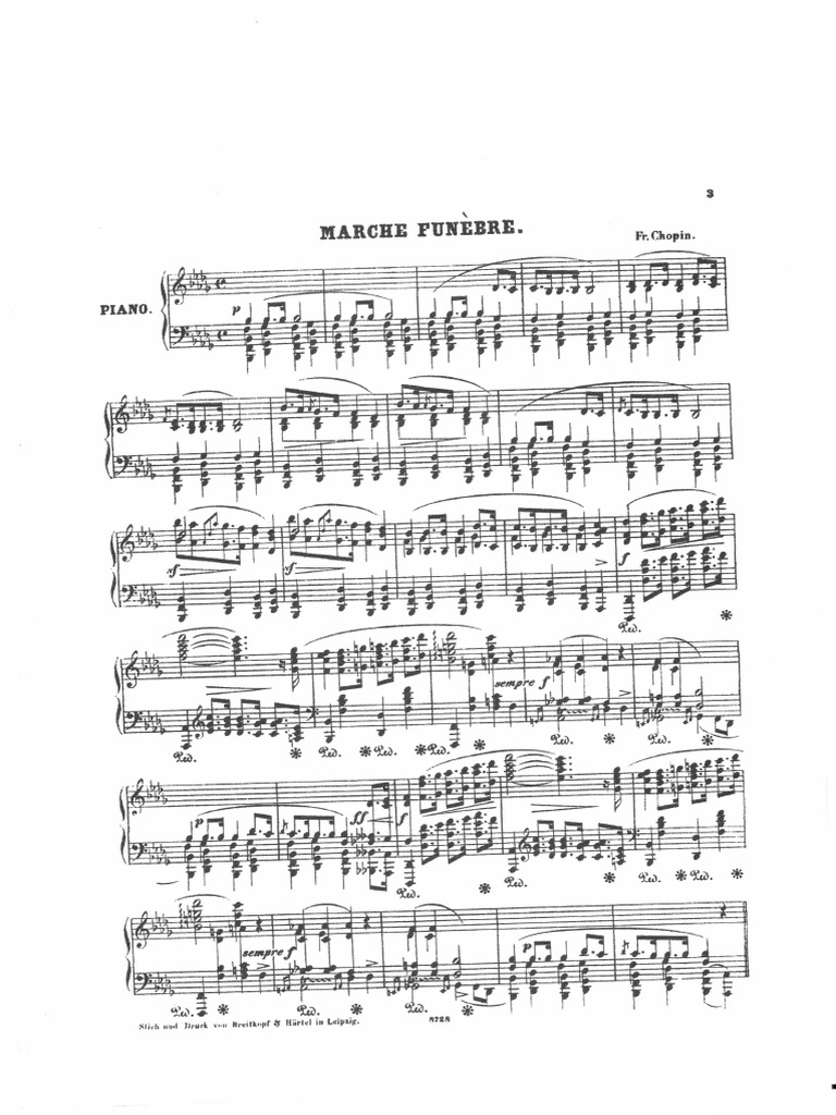 Marche Funèbre - F. Chopin | PDF