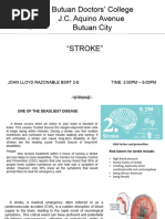 2022 STROKE Education-Orange Park BEFAST | PDF | Stroke | Angiology