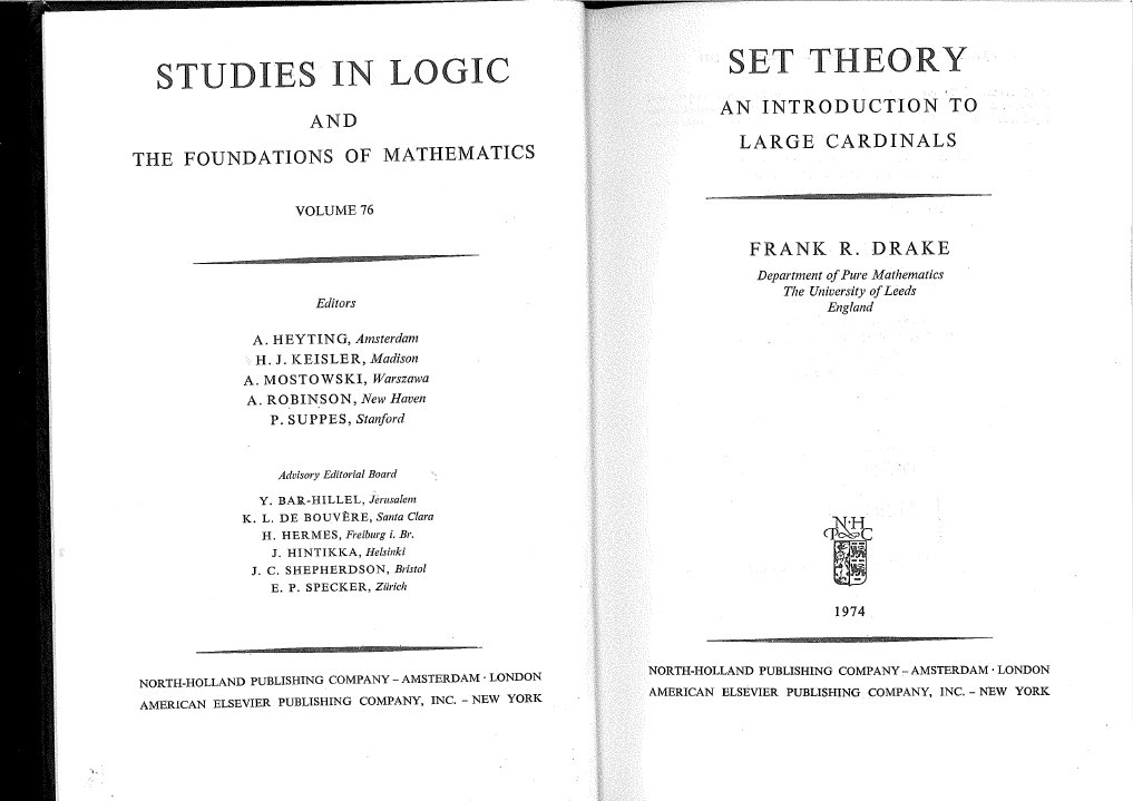 Drake, Set Theory | PDF