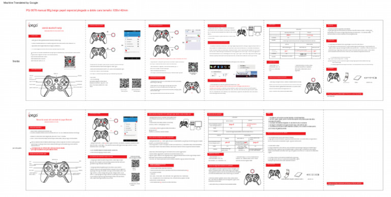Mando Ipega 9078 Español | PDF | Bluetooth | Ios