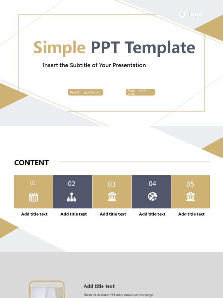 Abstract Geometric Figures PPT Template | PDF