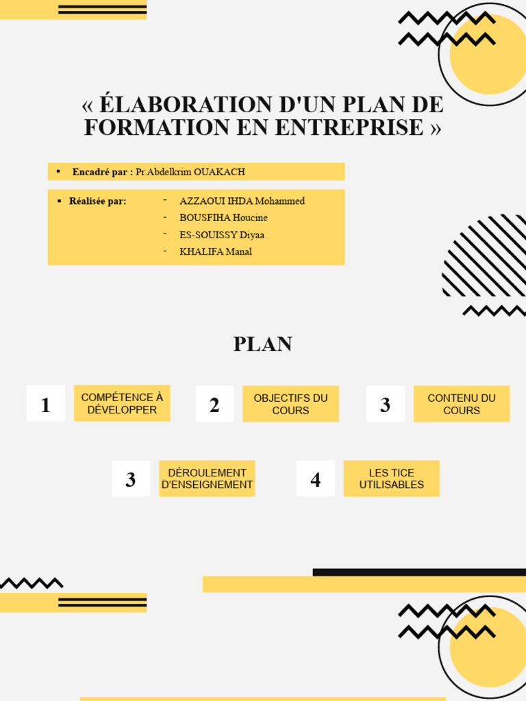 Plan de formation en entreprise : guide pratique | PDF