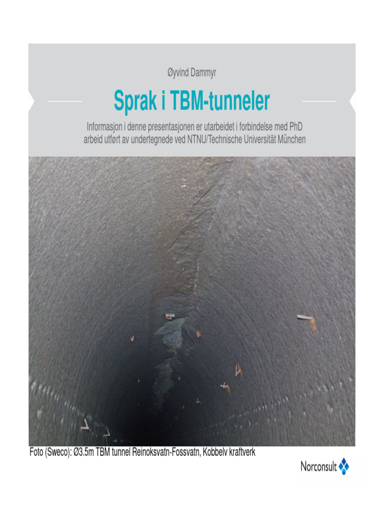 Sprak I TBM Tunneler | PDF