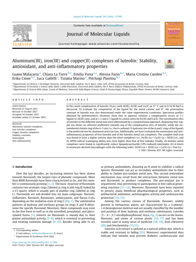 2022-Journal of Molecular Liquids | PDF