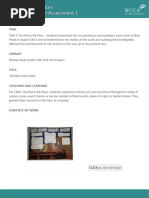 CBA 1 - History - The Past in My Place | PDF