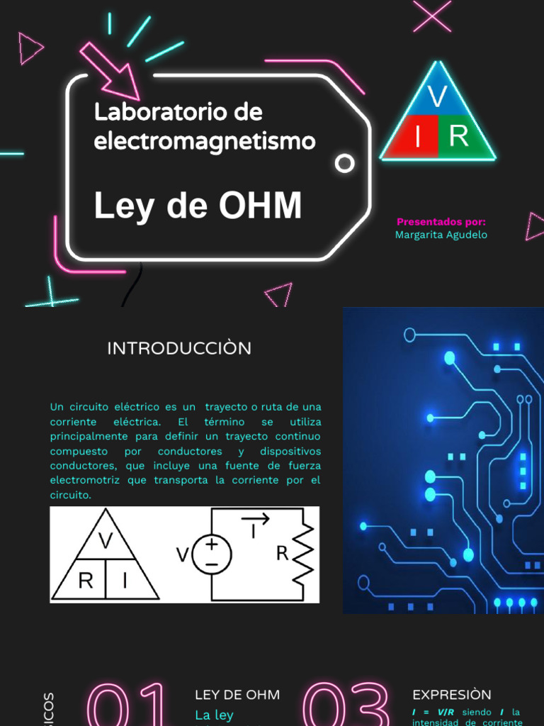 Ley de OHM Lab | PDF | Resistencia Eléctrica y Conductancia | Corriente ...