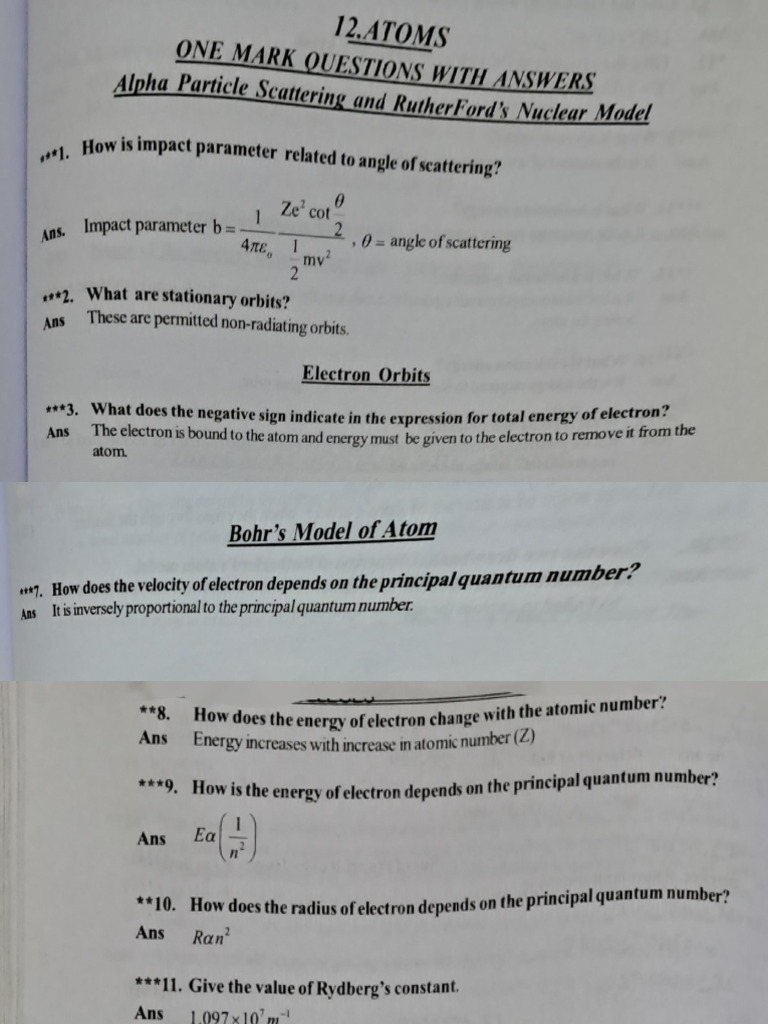 Atoms | PDF | Atoms | Electron