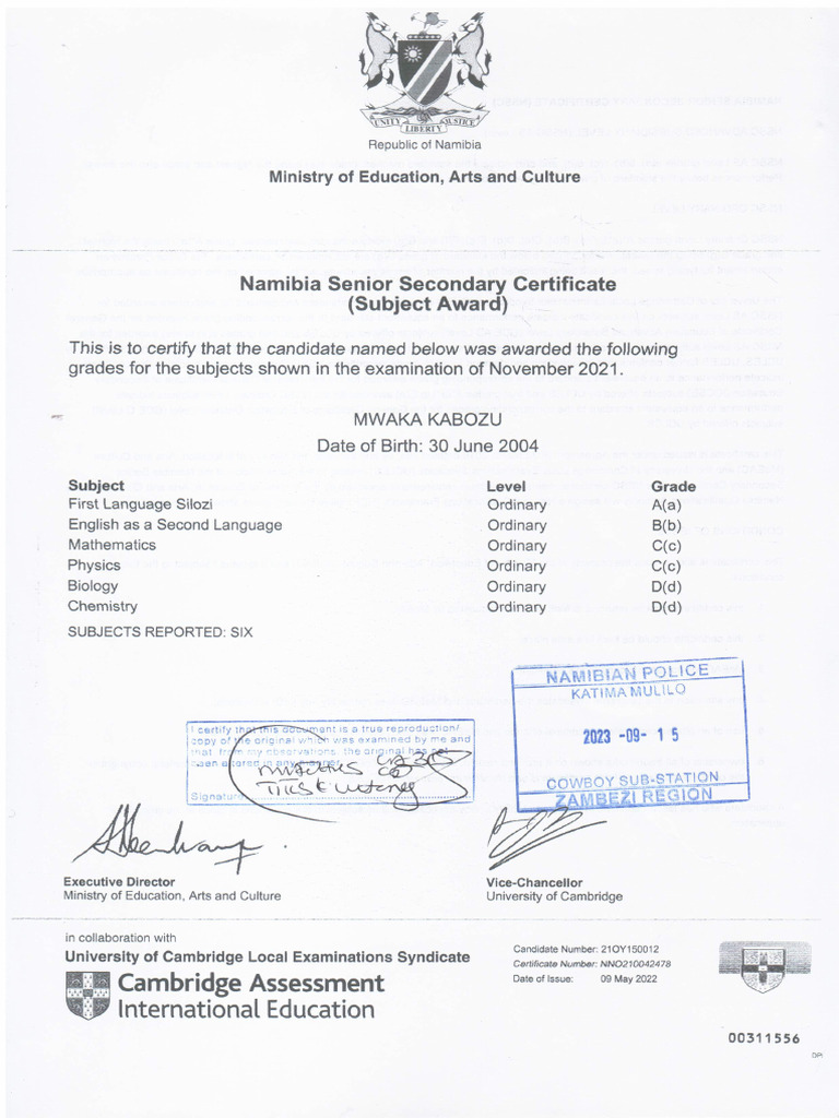 Certificate | PDF