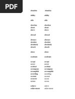 BIP39 English Word List PDF | PDF