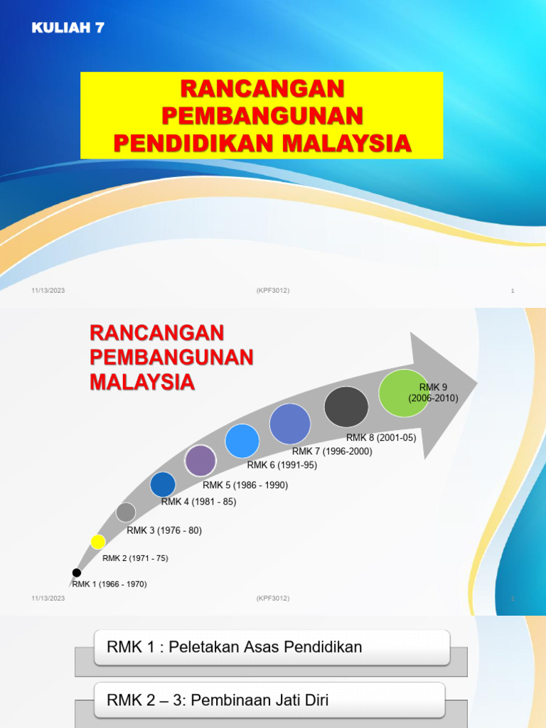 KPF3012 (Nota 7 & 8) | PDF