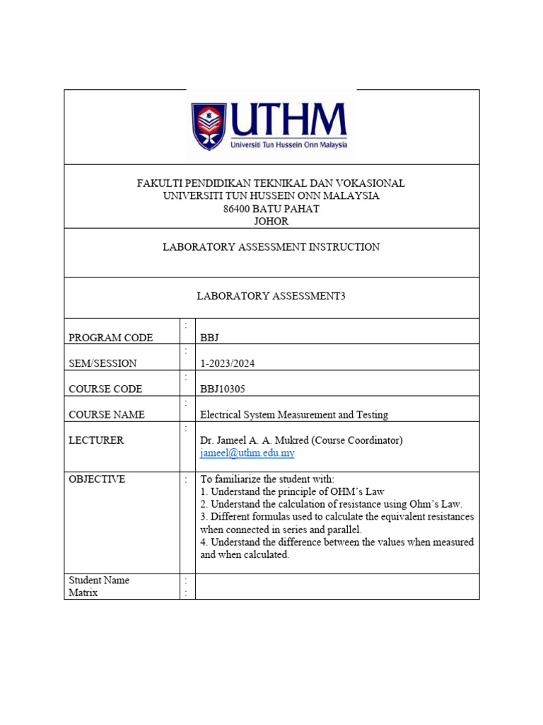 Jameel@uthm Edu My | PDF