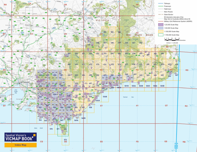 Vic Map Index-Map | PDF