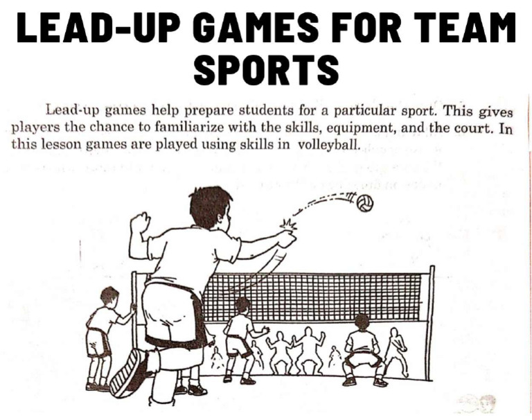 Lesson 2 Lead-Up Games For Team Sports | PDF