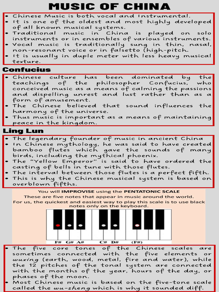 Lesson 1 Music of China | PDF