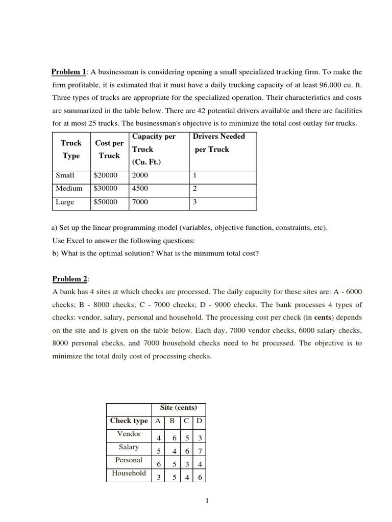 An Example Final Assignment MAT1005 S1 21-22 | PDF | Linear Programming ...