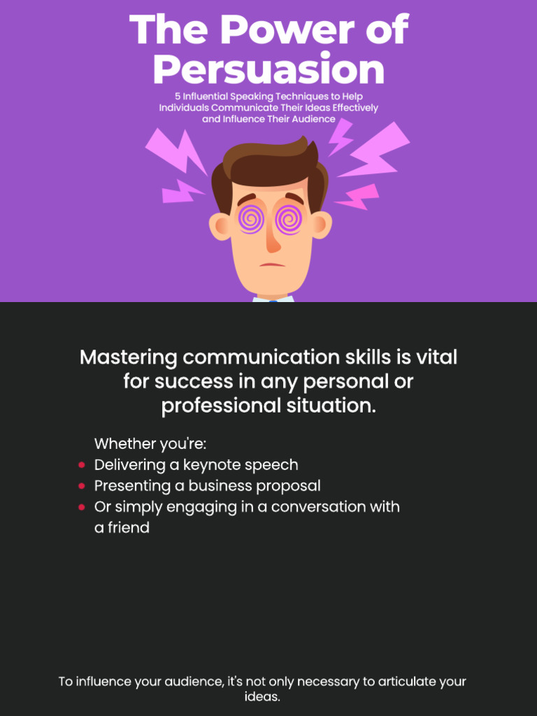 The Power of Persuasion | PDF