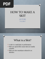 How To Write A Skit or Sketch With Examples and Ideas | PDF