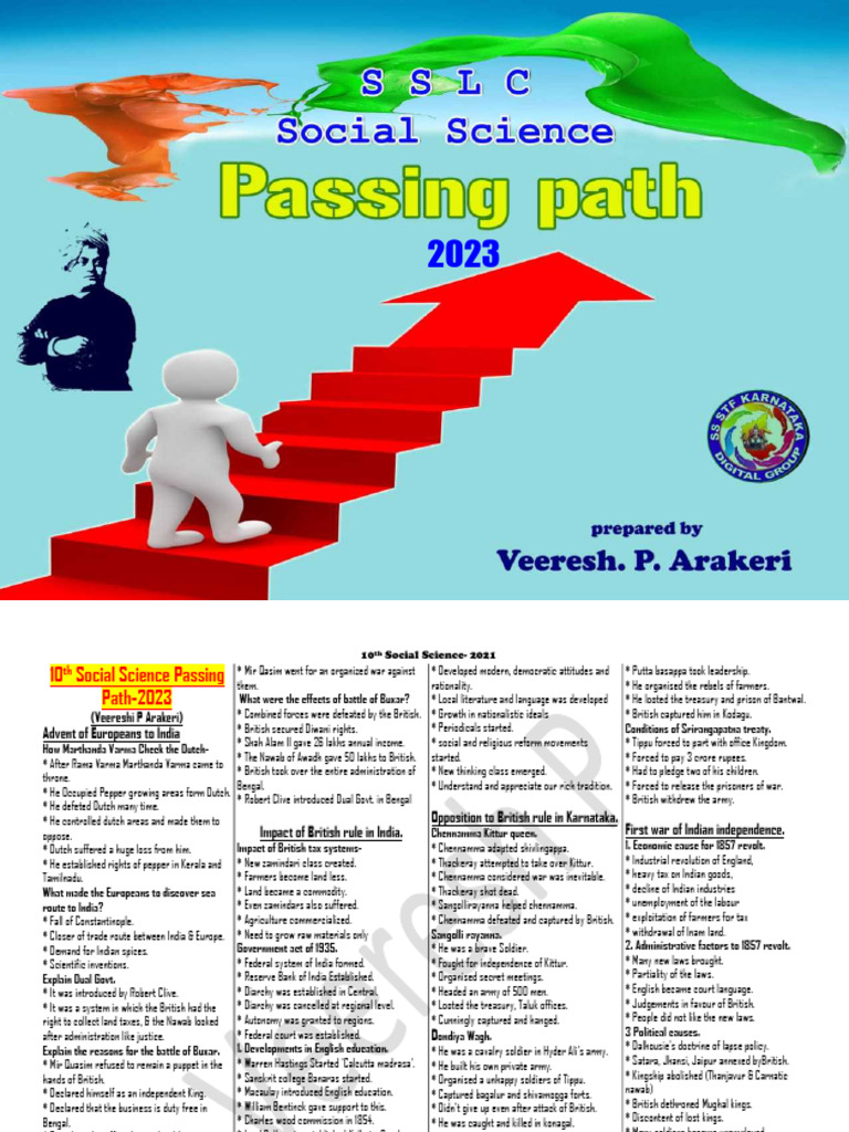 10th SS Eng Passing Path by Veeresh | PDF