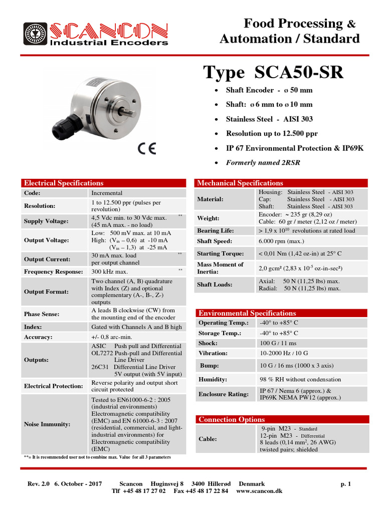 Sca50 SR Specifications 20 | PDF | Electromagnetism | Electrical Components