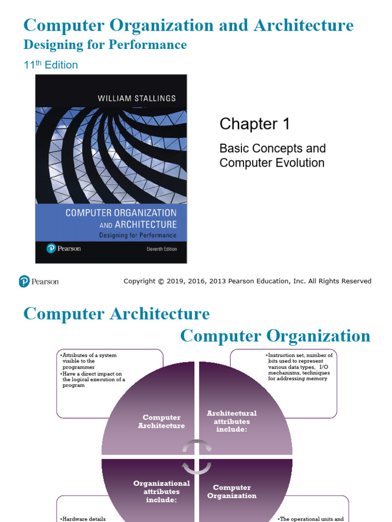 Ch01 Coa11e Pdf Central Processing Unit Embedded System
